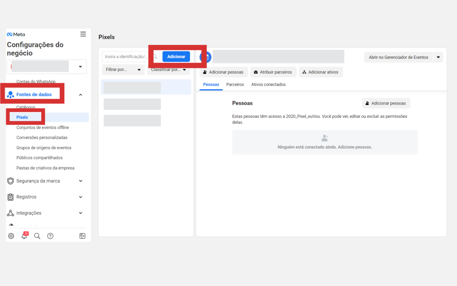 Pixel Meta (Facebook) e Tag Google Analytics na página do seu evento ...